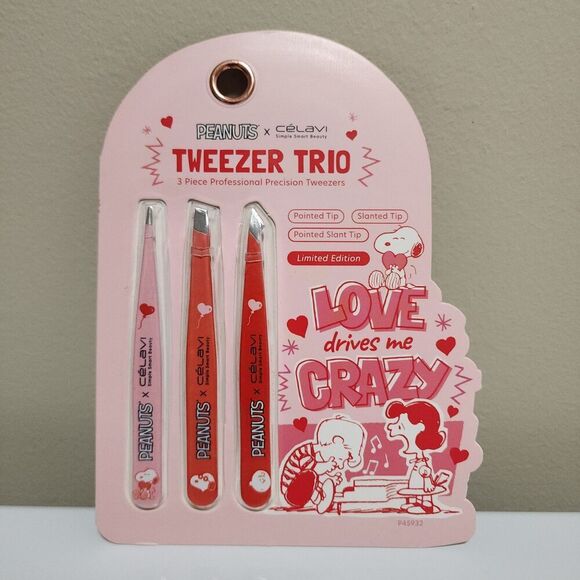 Makeup | Peanuts X Celavi Tweezer Trio Limited Edition | Poshmark